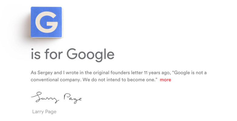 Google devient Alphabet | Branchez-vous